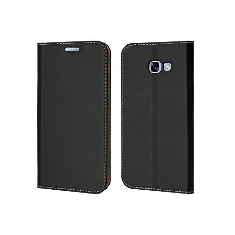 Etui folio noir pour Samsung Galaxy A3 (2017) - TELECOM 2000 STORE